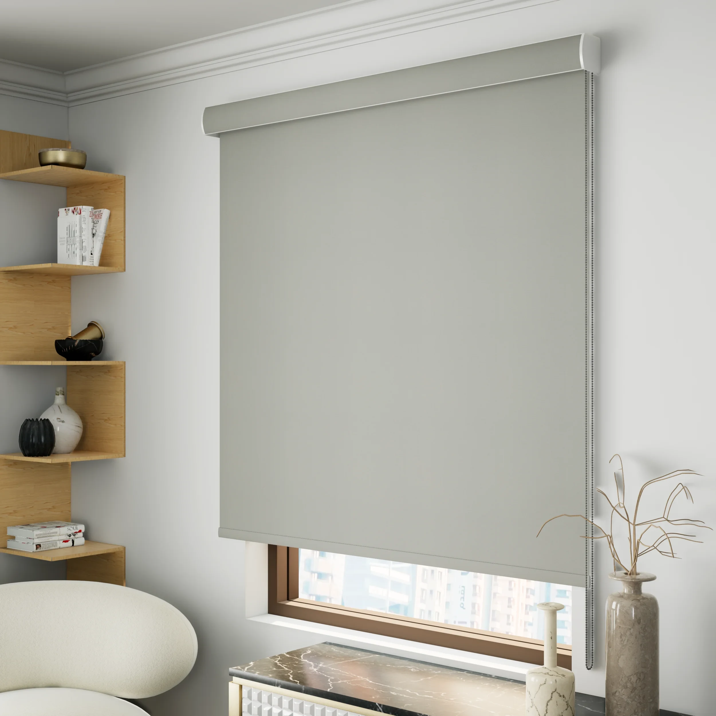 Blackout Roller Blinds - Off-White - 5600C-A | Sedar UAE